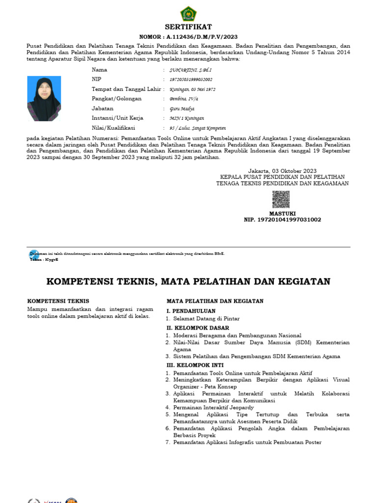 Suhartini - Pelatihan Numerasi Pemanfaatan Tools Online Untuk ...