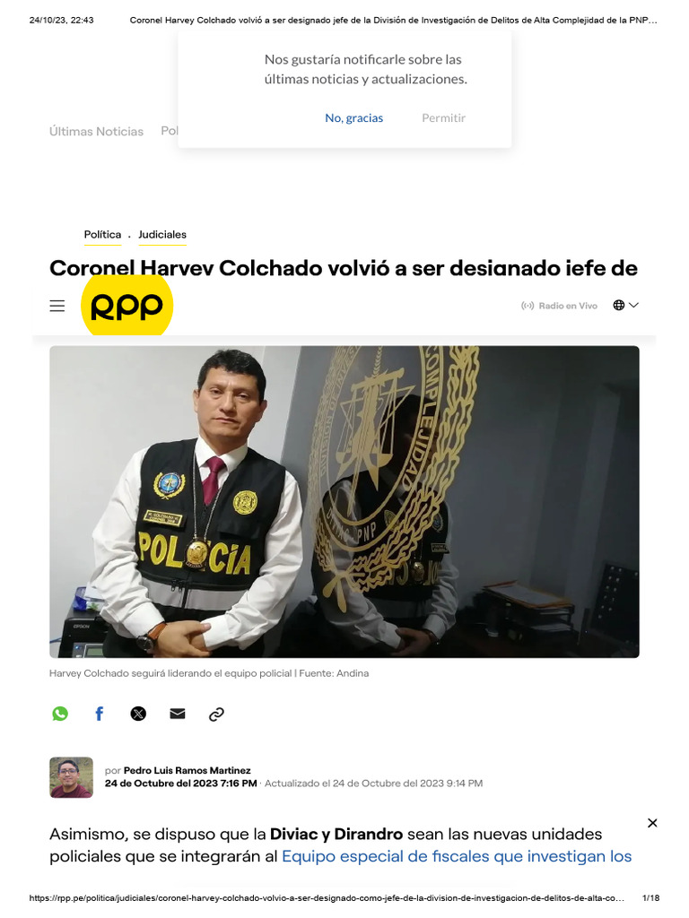 La Nueva Imagen de La PNP | PDF