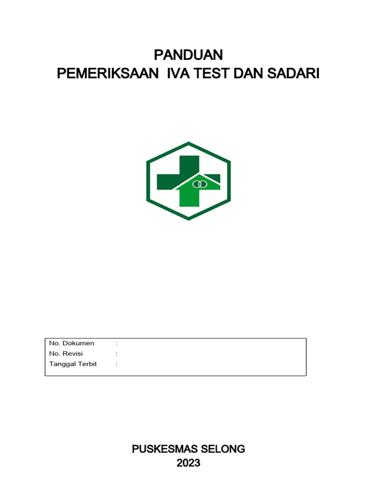 Panduan Pemeriksaan IVA dan SADARI | PDF