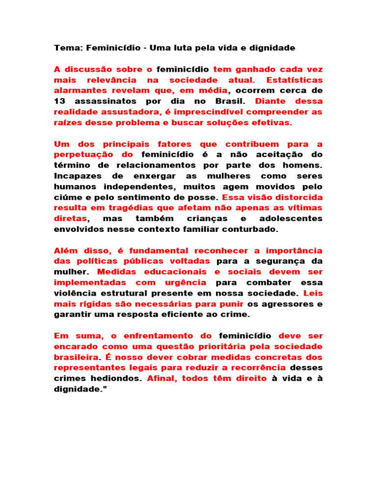 Esqueleto Redação 2 Pdf