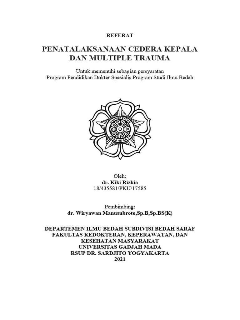 Penatalaksanaan Cedera Kepala Dan Multiple Trauma Tambahan | PDF