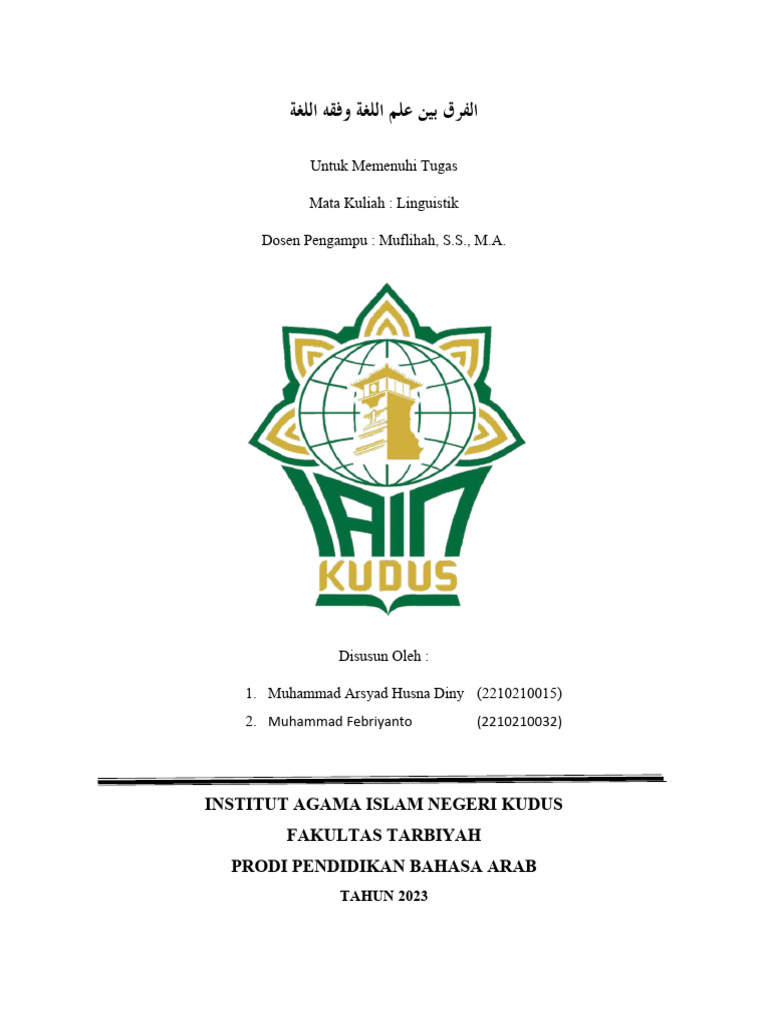 Linguistik Kel4 | PDF