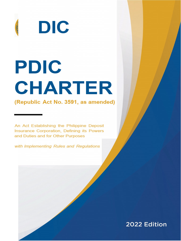 PDIC Charter 2022 | PDF