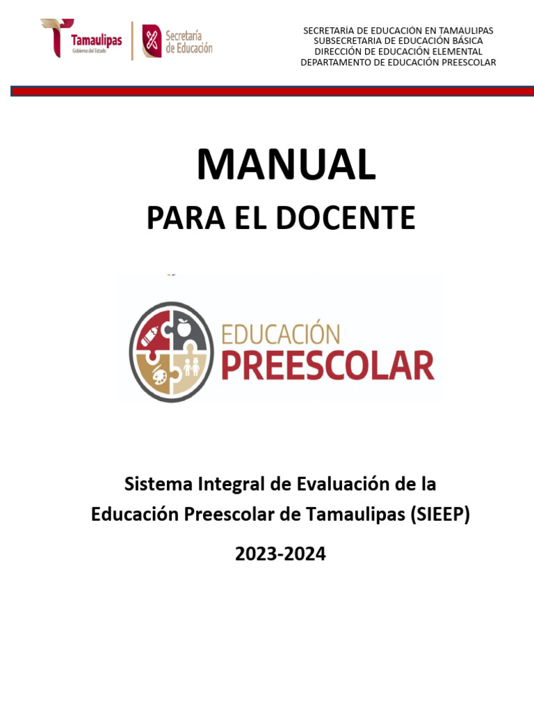 Manual Del Docente Sieep | PDF | Salud y bienestar