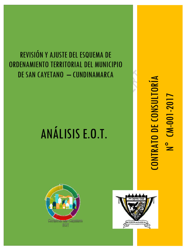 2 Documento de Analisis Eot San Cayetano | PDF