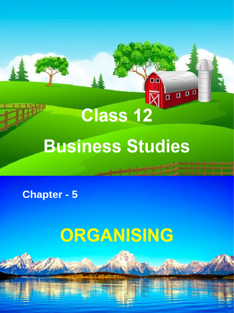 Chap 5 - Organising | PDF