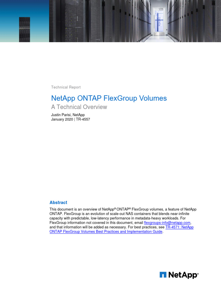 Netapp Flexvol | PDF | Information Technology | Information Science