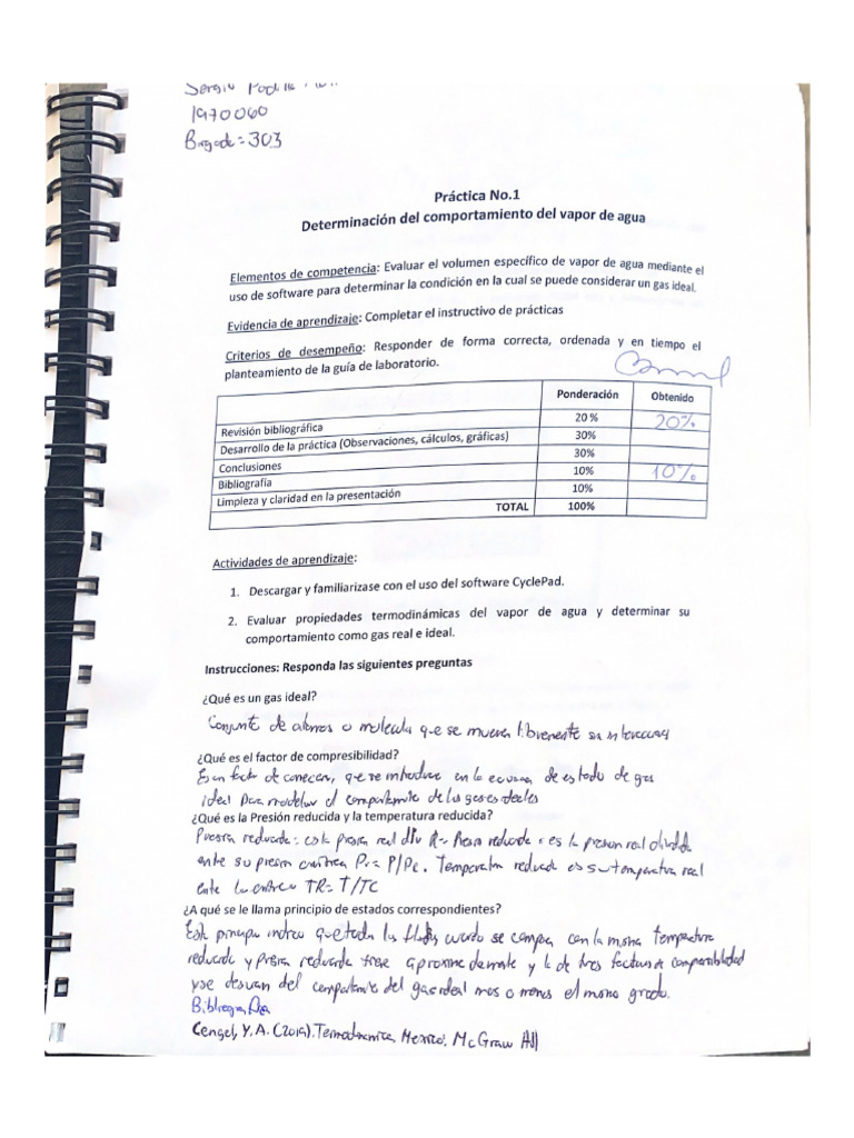 Practica 1 Lab Termo | PDF