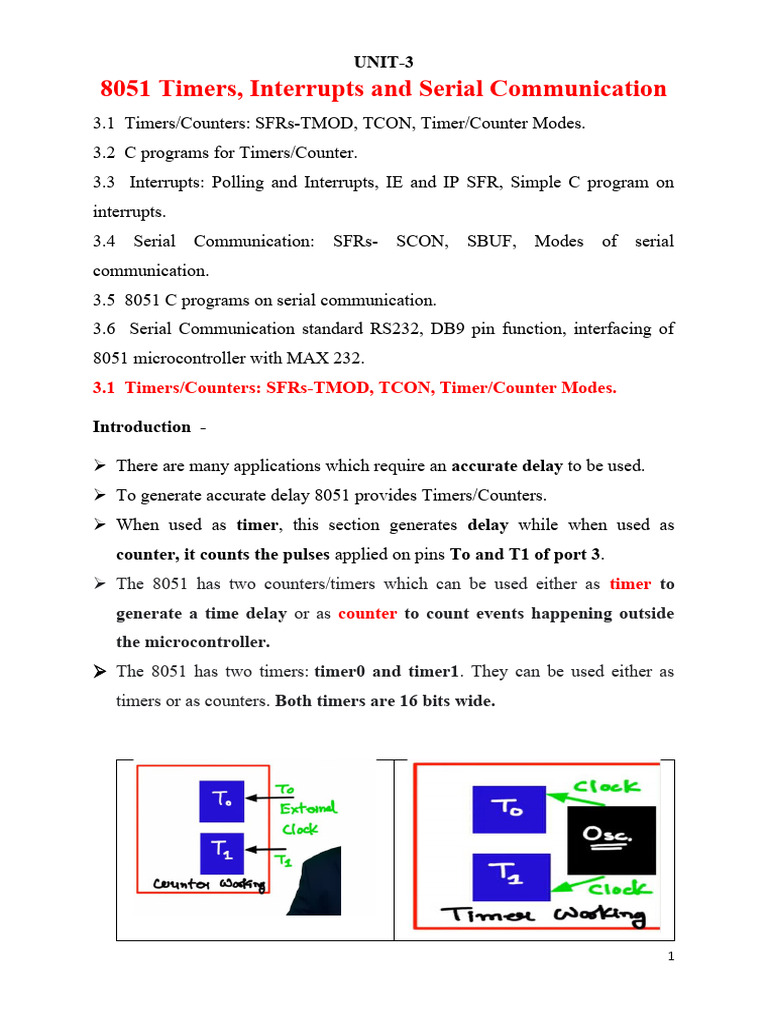 Tmod & Tcon | PDF