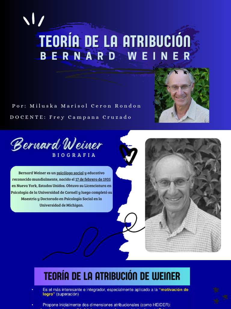 Ceron-Teoria de La Atribución - Bernard Weiner | PDF
