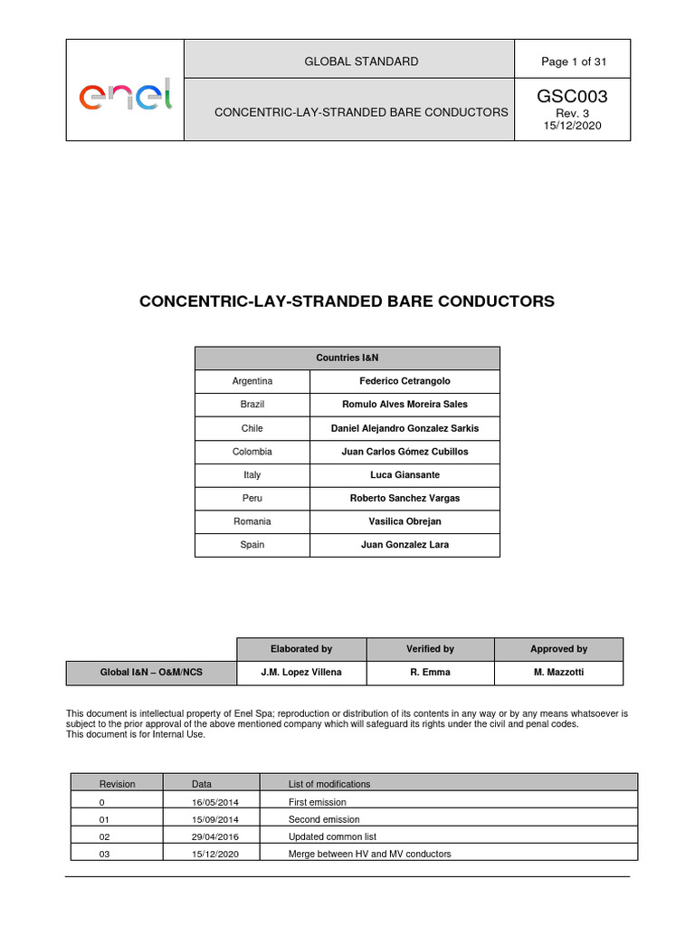 GSC003 Rev 03 | PDF | Wire | Electrical Conductor