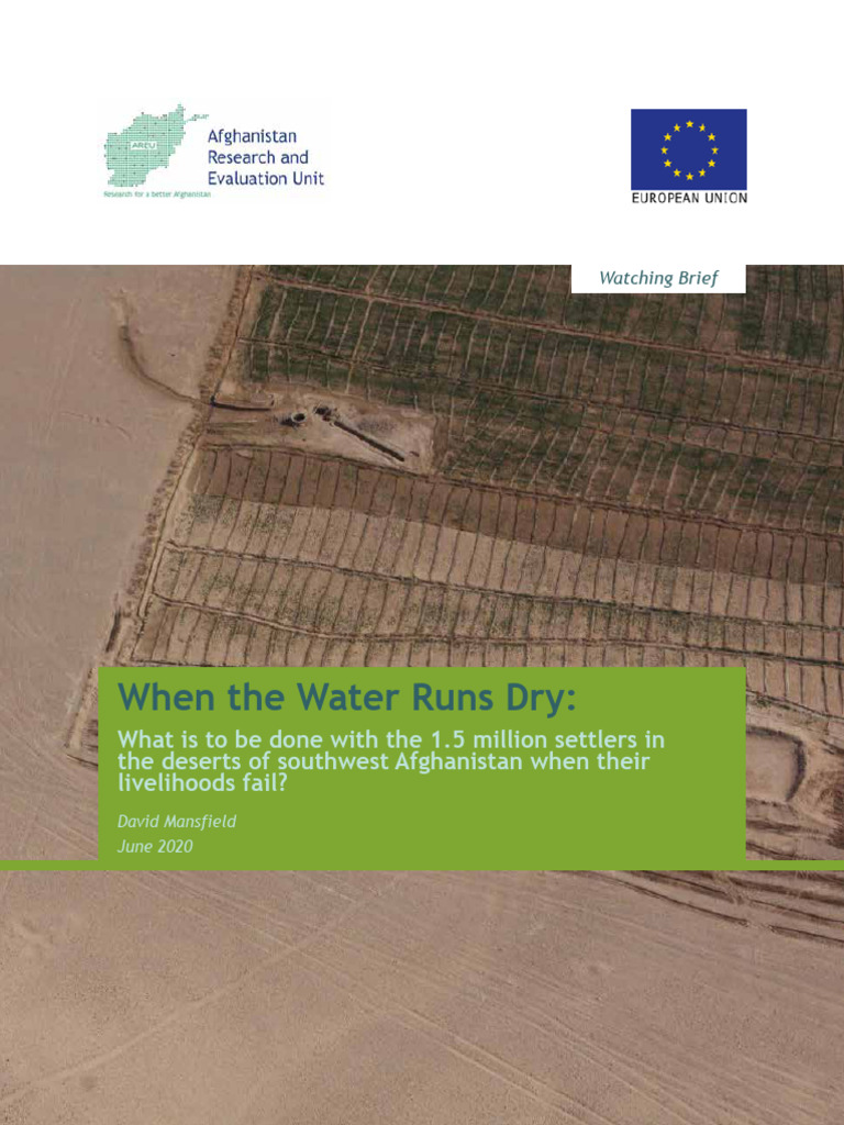 2010E When The Water Runs Dry WB PDF | PDF | Cost Of Living | Agriculture