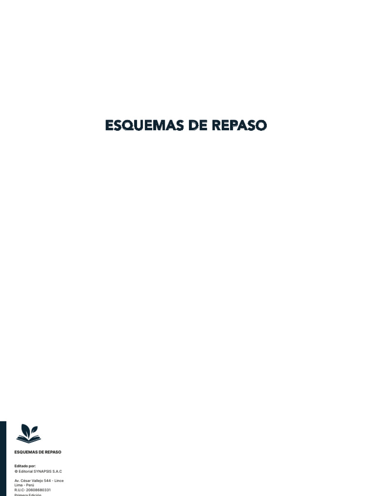 Pi2023 Esquemas de Repaso Contenido | PDF