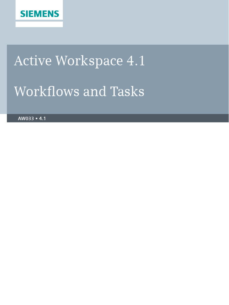 Workflows and Tasks | PDF