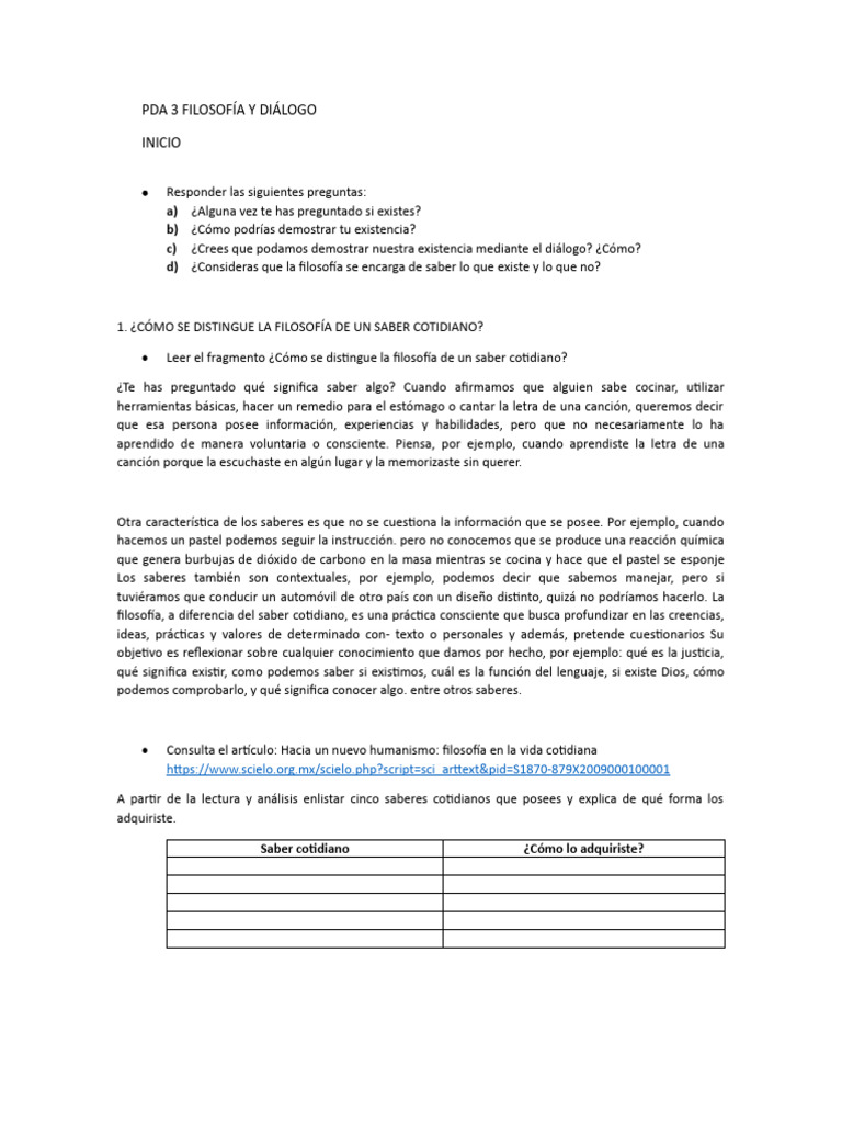 Filosofía vs Saber Cotidiano | PDF | Conocimiento | Aristóteles
