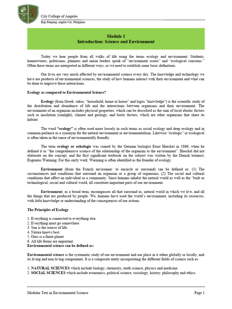 C. Modular Text in Enviscie Lecture | PDF