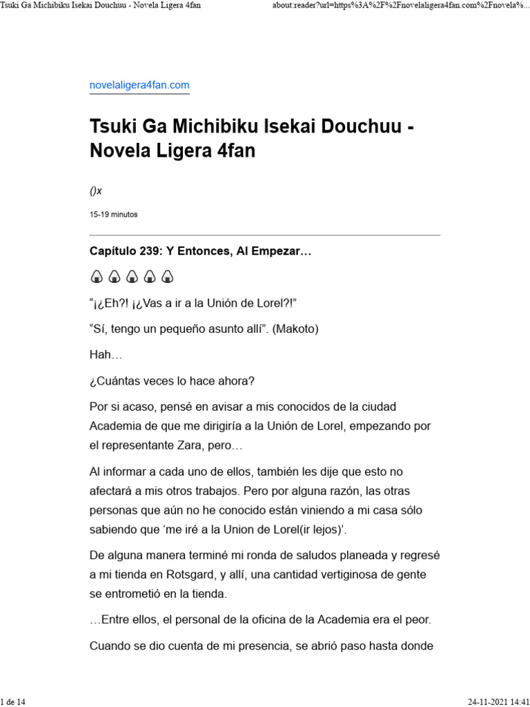 Tsuki Ga Michibiku Isekai Douchuu - Novela Ligera 4fan-141 | PDF