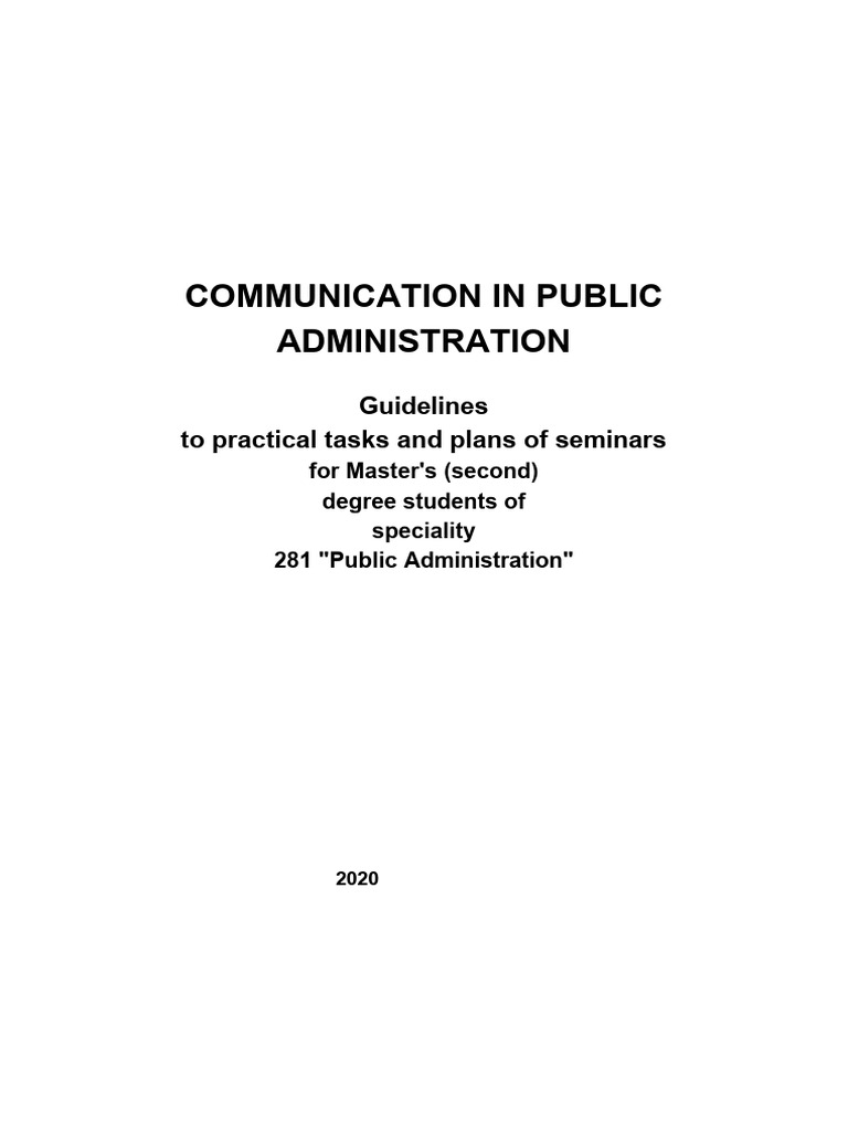 Administrative Communication in Pa | PDF | Communication | Target Audience