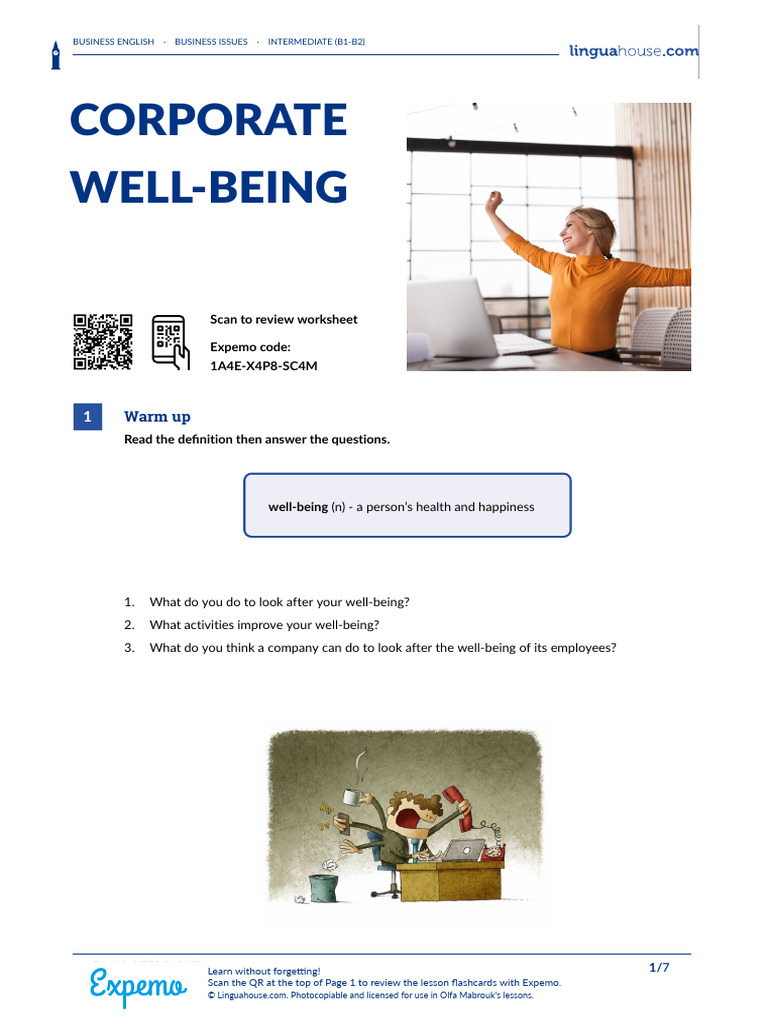 Corporate Well Being British English Teacher | PDF | Clause | Employment