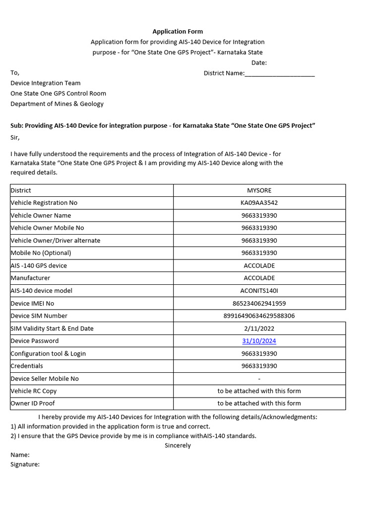 GPRS Certificate | PDF
