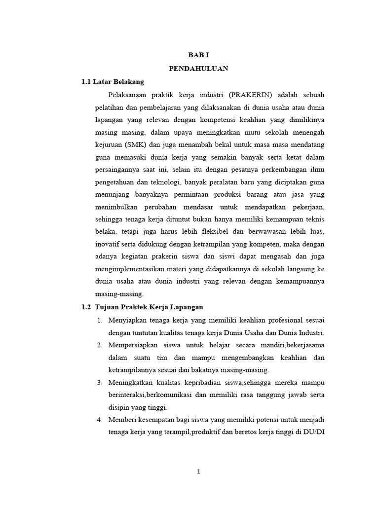 LAPORAN GENERAL Didin | PDF