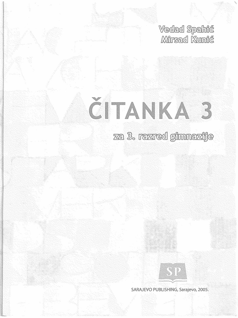 Citanka 3 Gimnazije PDF Free | PDF