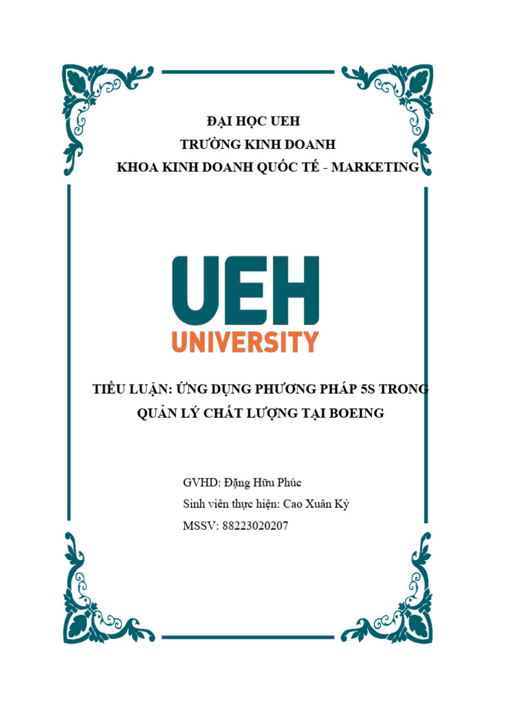 NG D NG Mô Hình 5S Vào Boeing | PDF