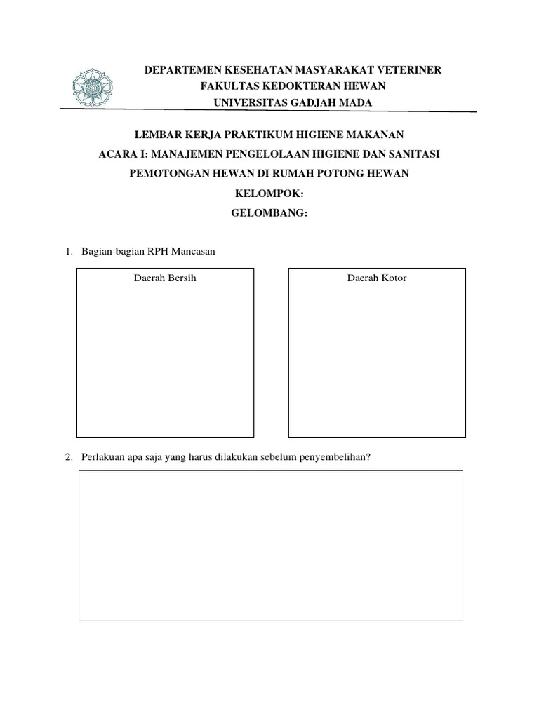 Desain dan Manajemen RPH Sapi | PDF