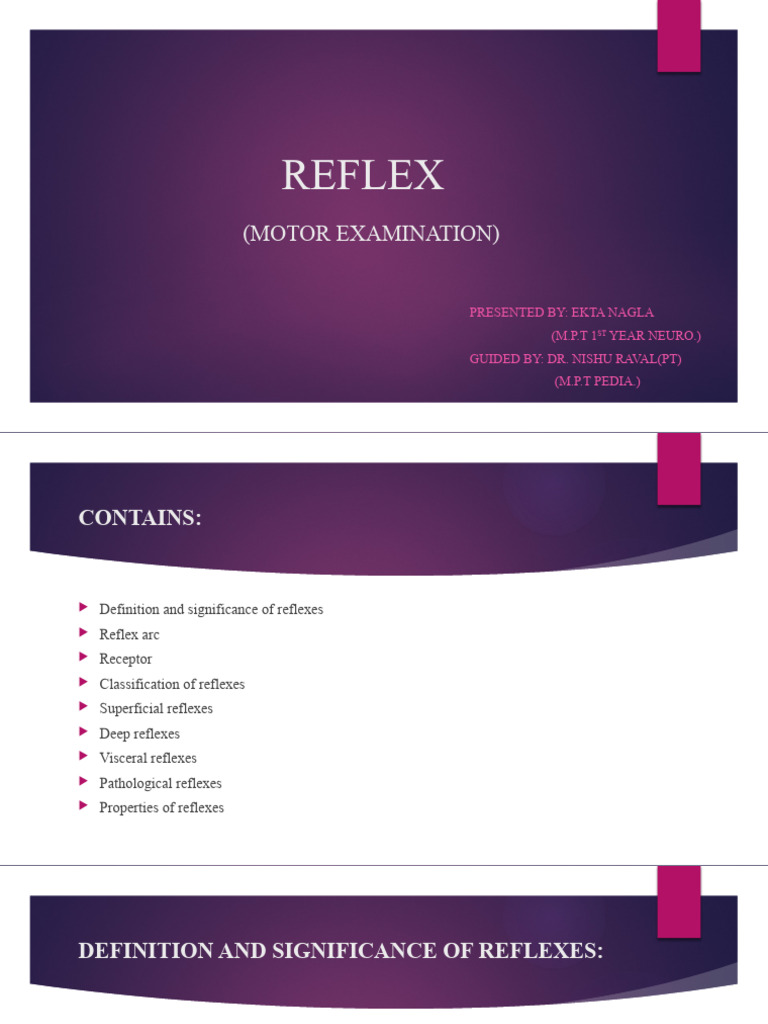 Reflex Ekta | PDF