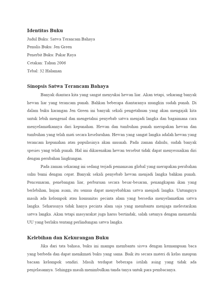 Identitas Buku | PDF