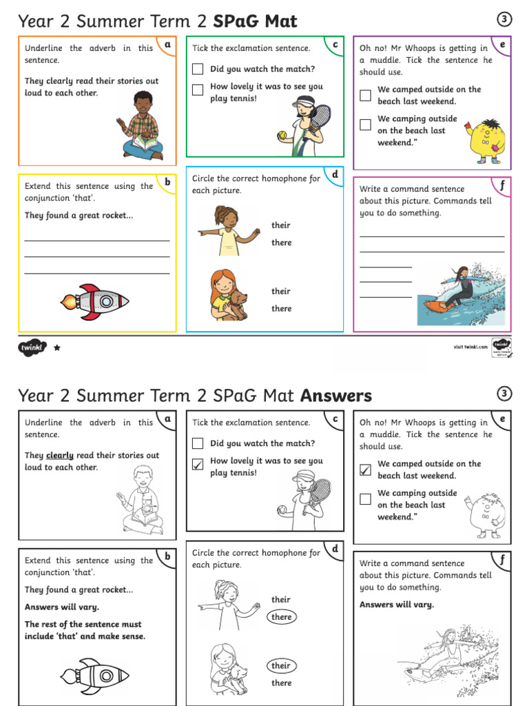 Year 2 Term 2 Mat 3 | PDF