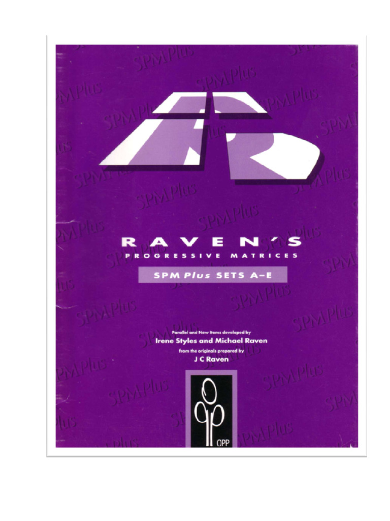 RAVEN SPM Plus SETS A-E | PDF