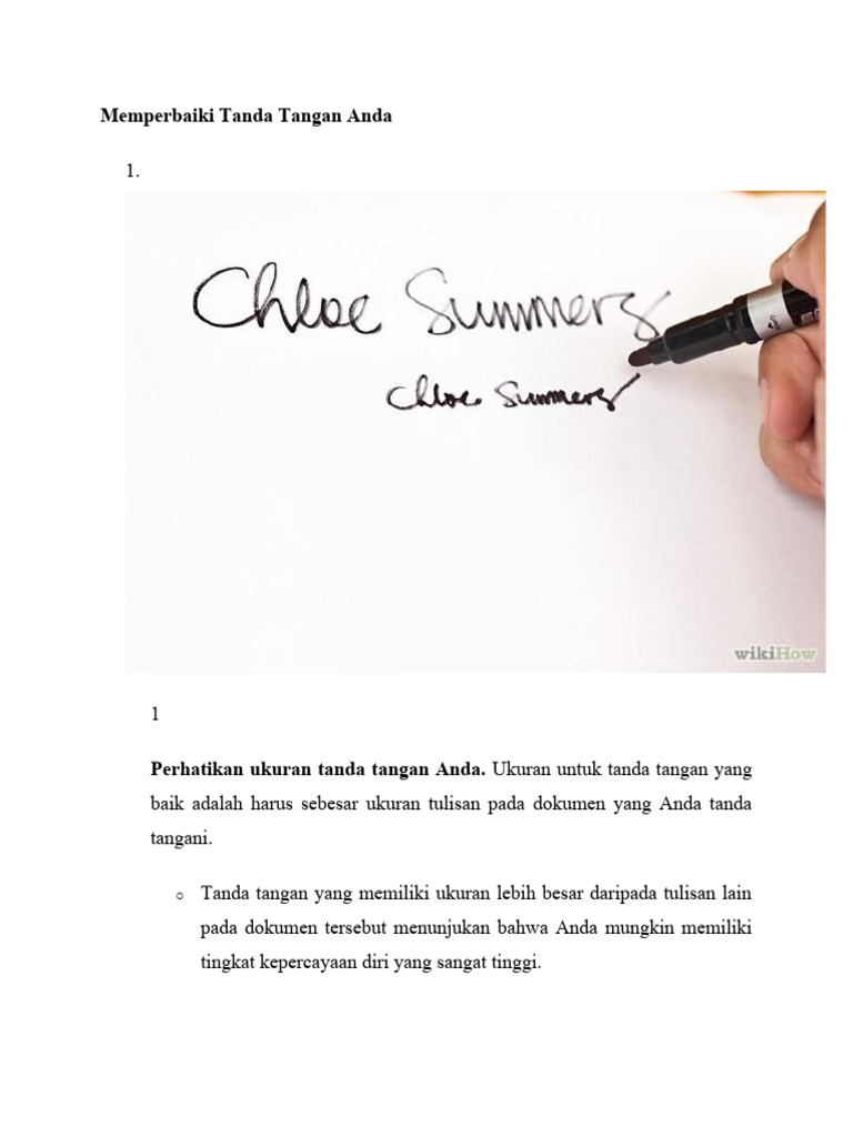 Memperbaiki Tanda Tangan yang Baik | PDF | Seni & Disiplin Bahasa