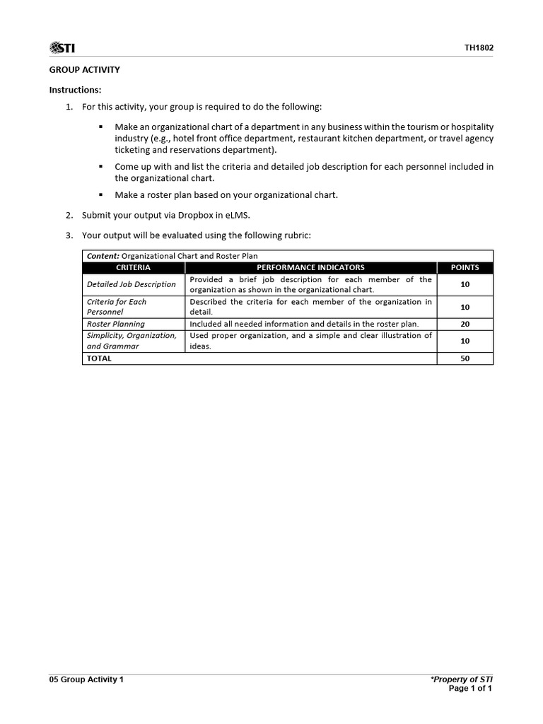 05 Group Activity 1 - ARG | PDF