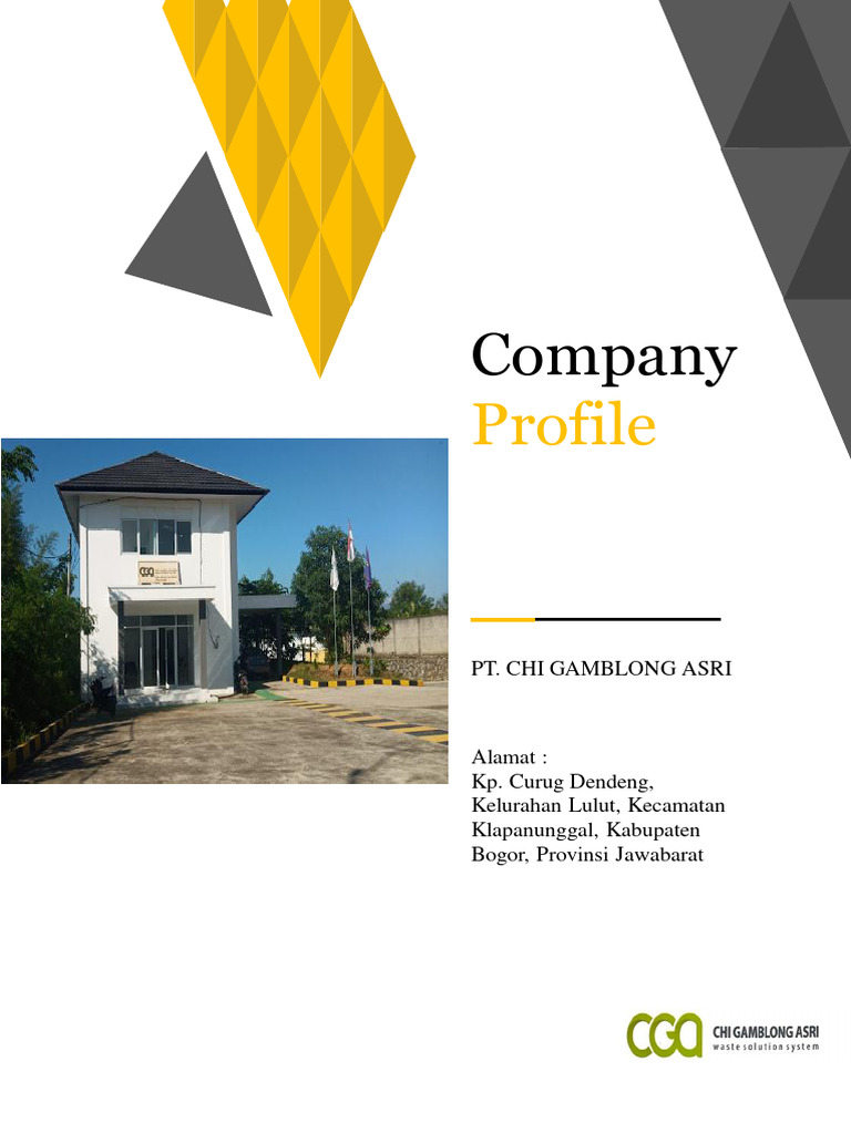 Company Profile PT CGA | PDF