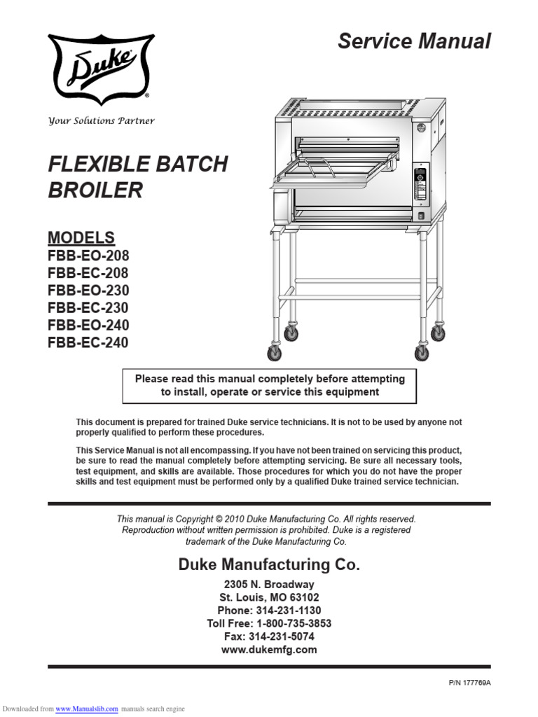 Broiler Duke | PDF | Relay | Fuse (Electrical)