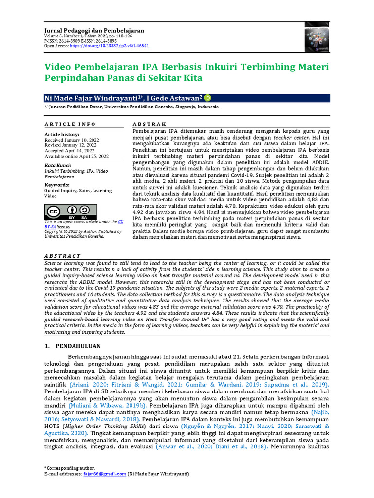15 +JP2+VOL +5+NO 1+Ni+Made+Fajar+Windrayanti+118-126 | PDF | Karier & Perkembangan