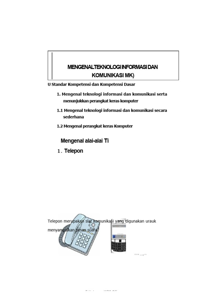 Modul Pengenalan Teknologi Informasi | PDF | Komputer