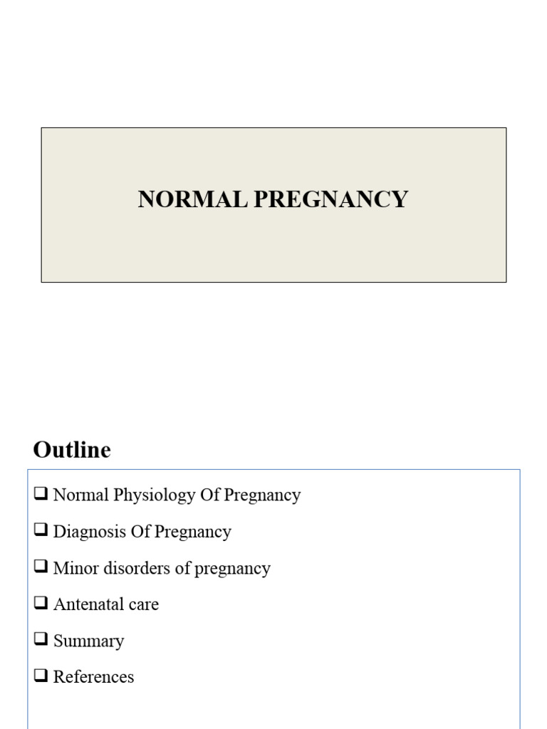Normal Pregnancy | PDF | Pregnancy | Kidney