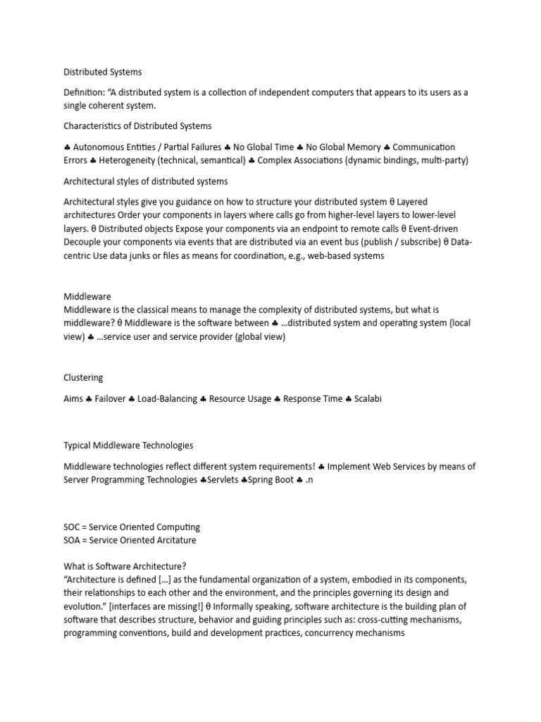 Distributed Systems | PDF | Service Oriented Architecture | Distributed ... Distributed Systems | PDF | Service Oriented Architecture | Distributed ...