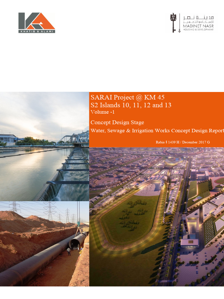 Concept Design Report | PDF | Sewage | Pipe (Fluid Conveyance)