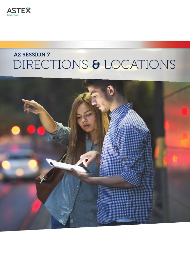 Directions and Locations | PDF | Preposition And Postposition | Syntax
