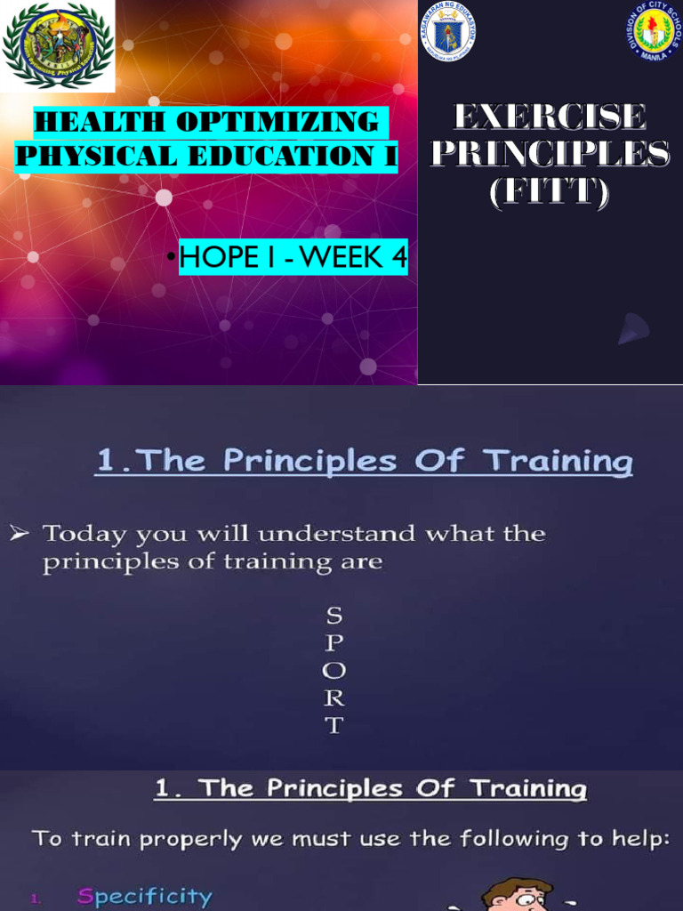 Exercise Principles Fitt 2022 PDF