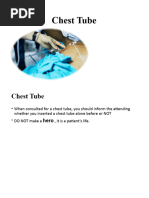 Adult Chest Tube Dressing Change | PDF