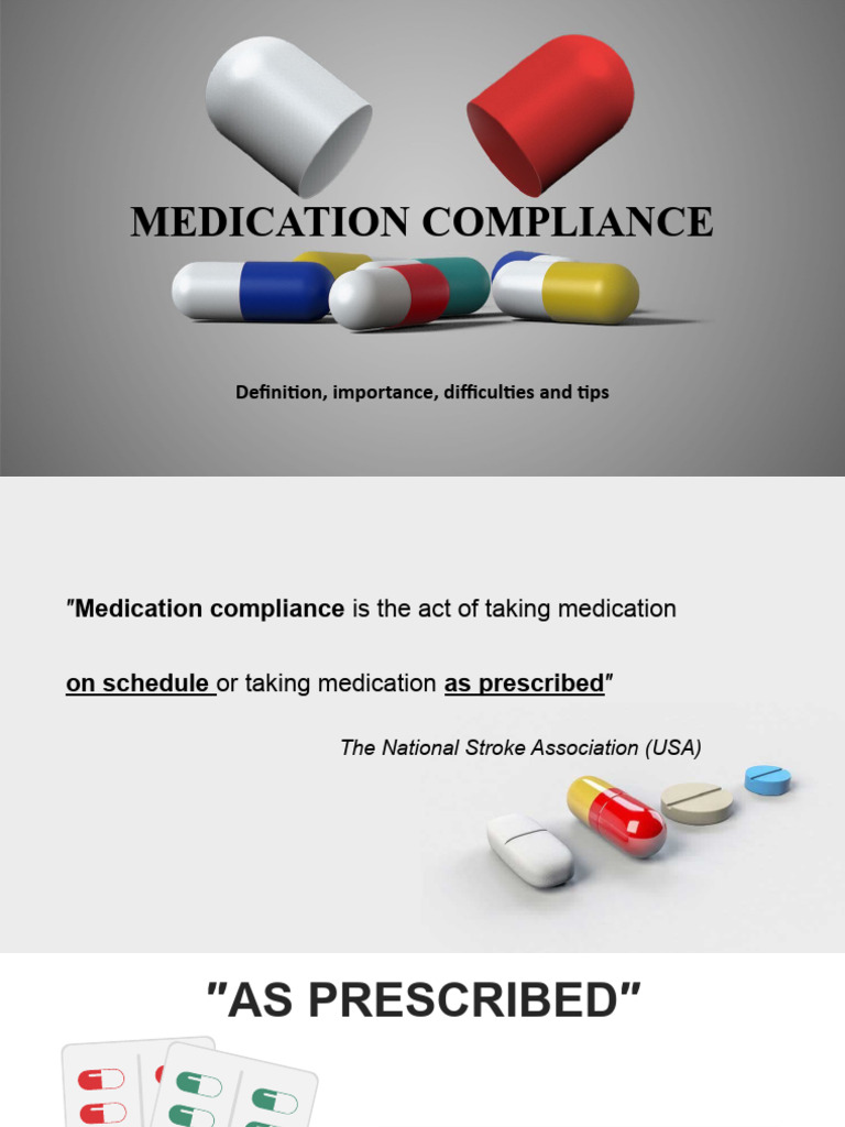 Medication Compliance | PDF