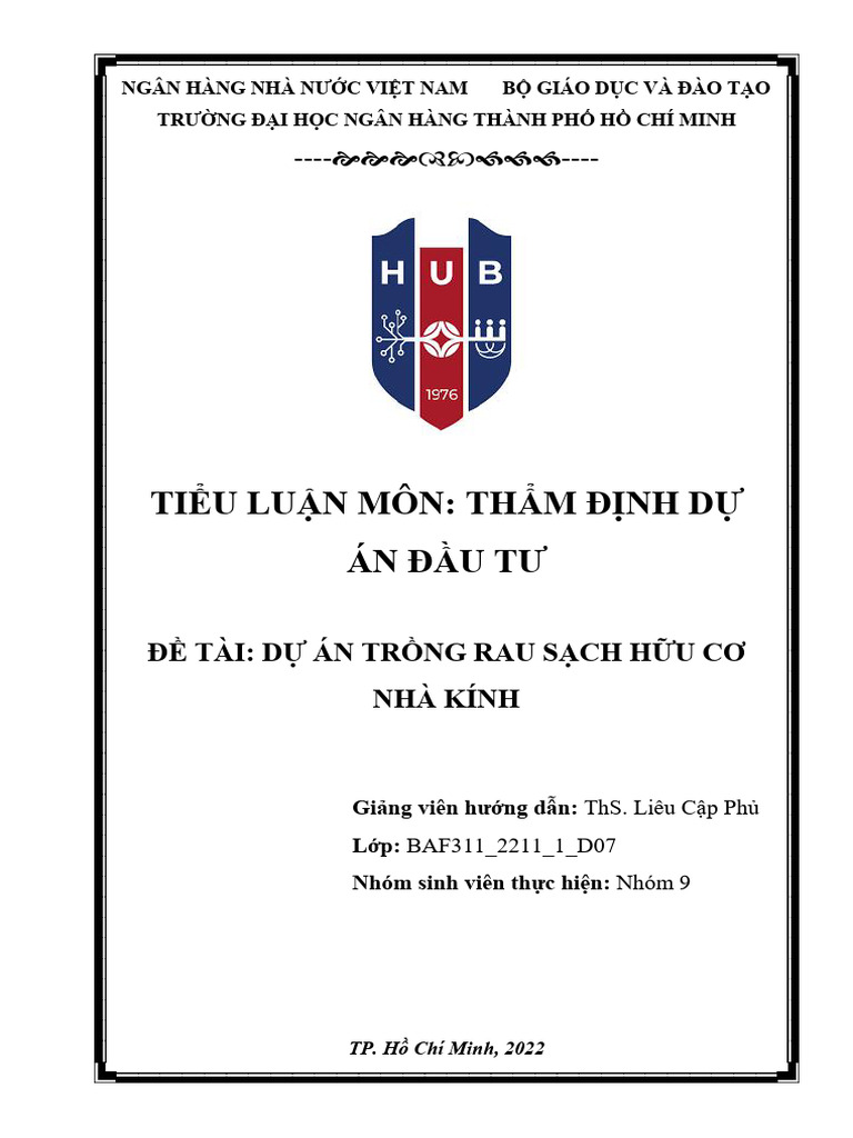 D07.Nhom9.bao Cao Nhom | PDF