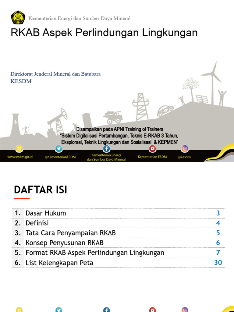RKAB Aspek Lingkungan (Perusahaan) | PDF