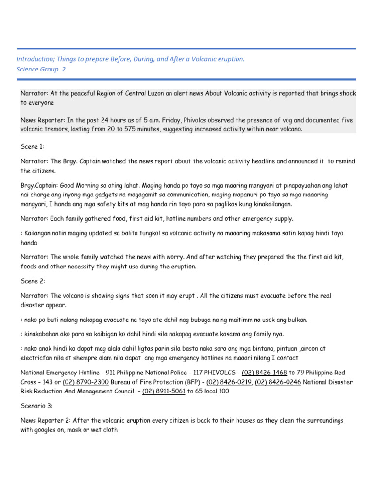 Script On Science | PDF