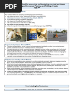 MAC Tool Manual Handling Assessment Charts Indg383 | PDF | Safety