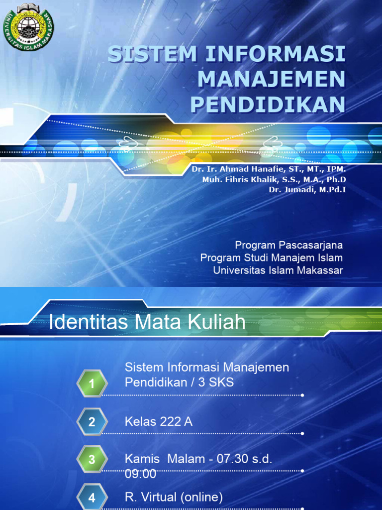 01-Sistem Informasi Manajemen Pendidikan | PDF